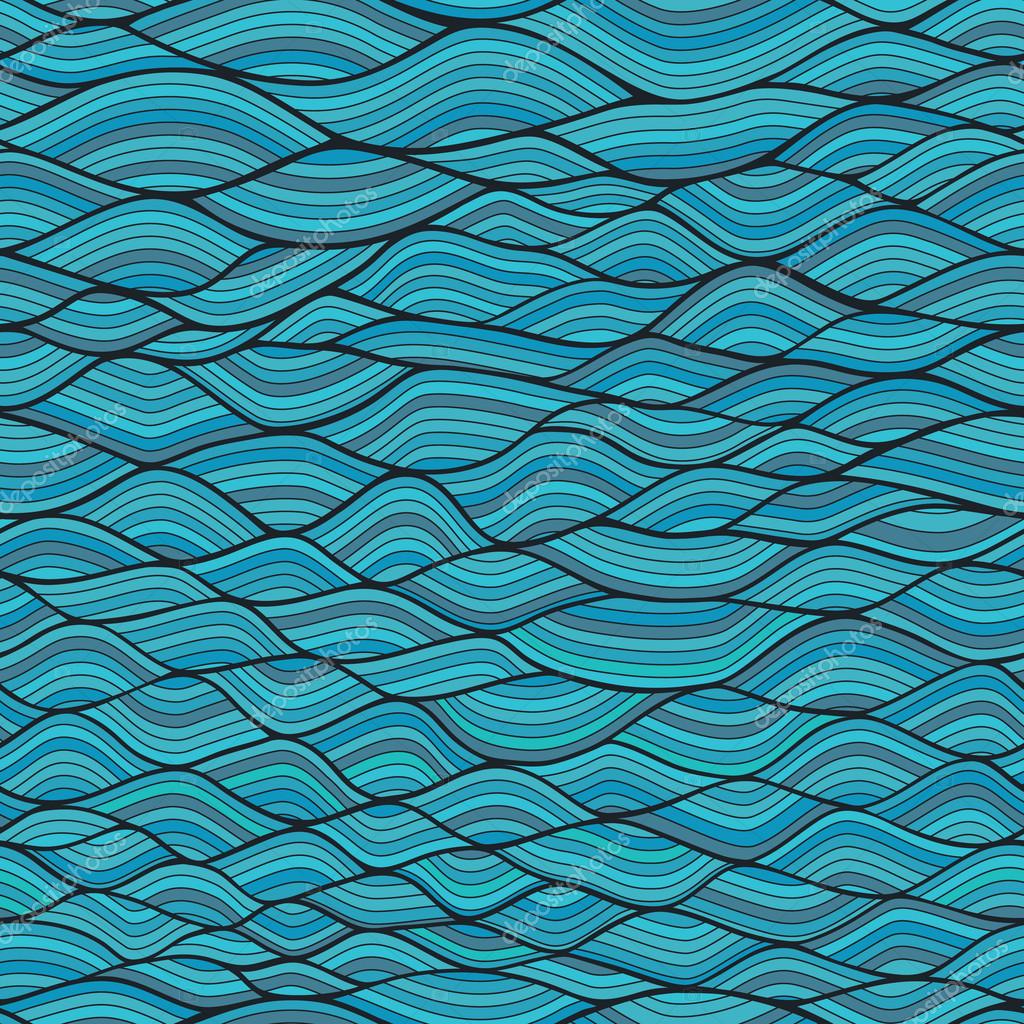 Seamless waves texture,wavy background.Copy that square to the s ...