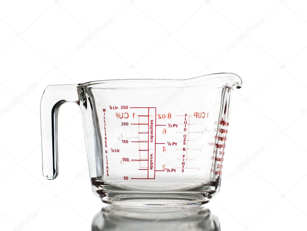 Measuring mug isolated Stock Photo by ©sachek 22923694