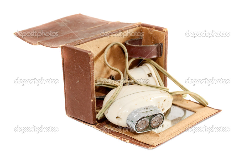 Old antique electric shaver — Stock Photo © sachek #25615575