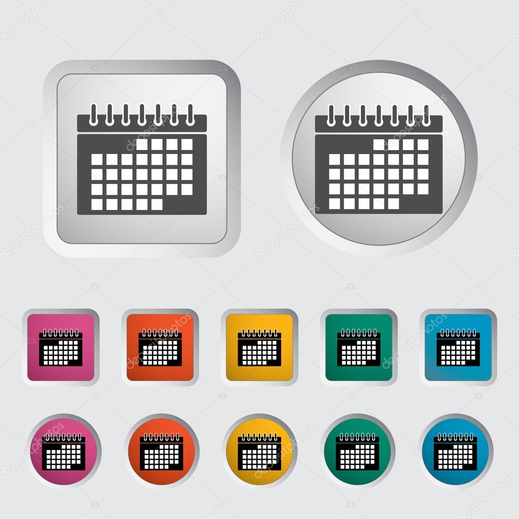 Calendar icon Stock Vector Image by ©leshkasmok #16042311