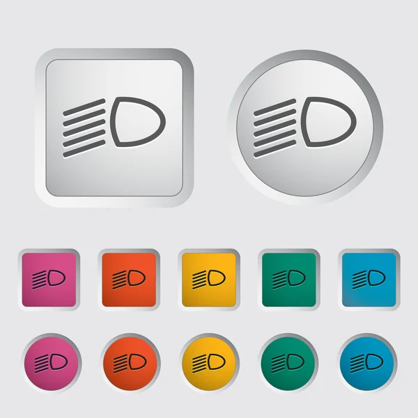 Headlight icon Vector Art Stock Images | Depositphotos