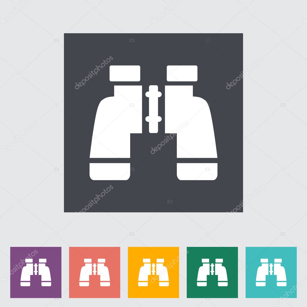 Binoculars icon — Stock Vector © leshkasmok #29385225
