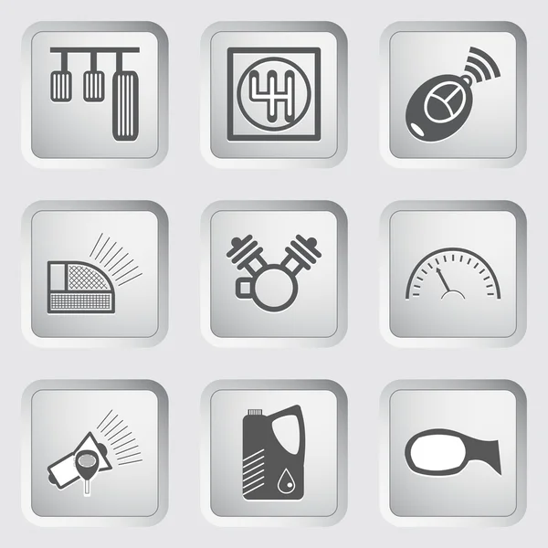 Car part and service icons set 4. Stock Vector Image by ©leshkasmok ...