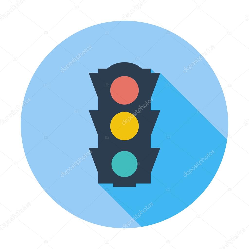 Stop Light Icon Vector