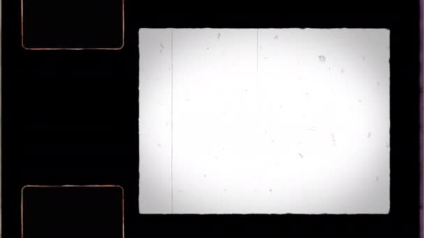 8mm Film Frame 4K with Sprocket Hole and Noise, Dust, Hair, Scratches ...