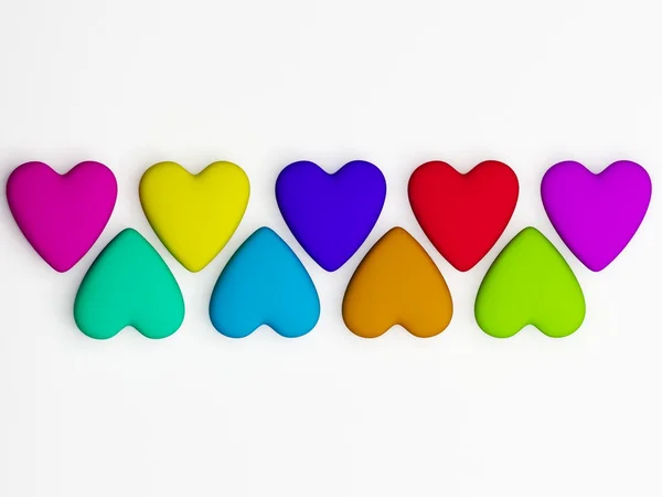 3d colorful hearts Stock Photos, Royalty Free 3d colorful hearts Images ...