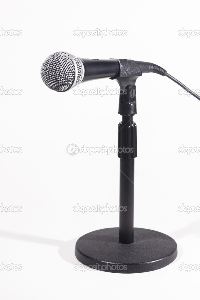 Desk Microphone Stock Photo by ©sergioyio 23550357
