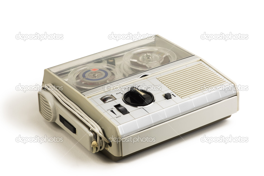 Mini Old Tape Recorder 01 ⬇ Stock Photo, Image by © sergioyio #25809459