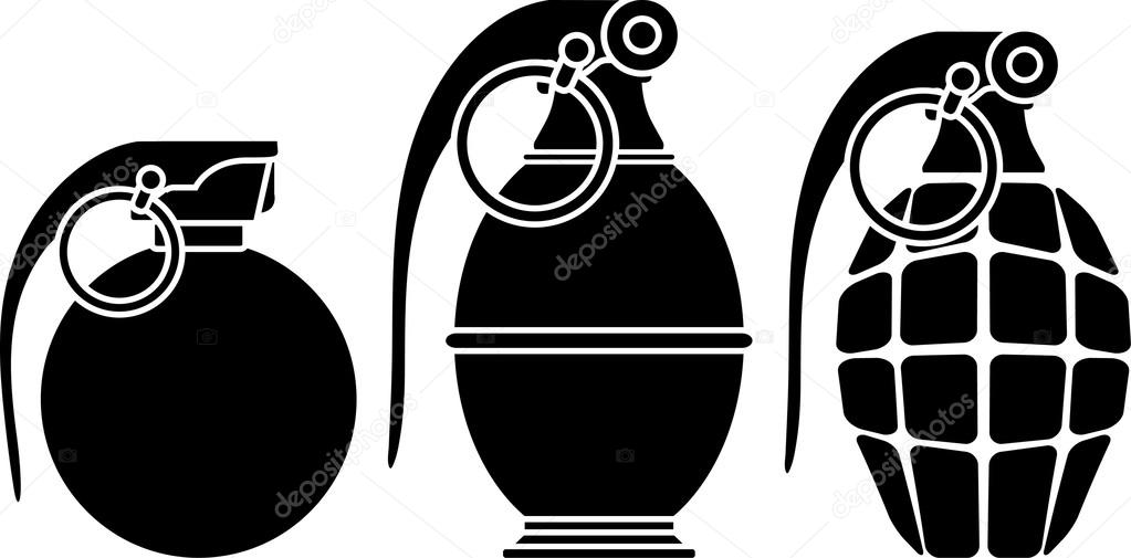 Plantillas de granadas Vector de stock #25206117 de ©santi0103