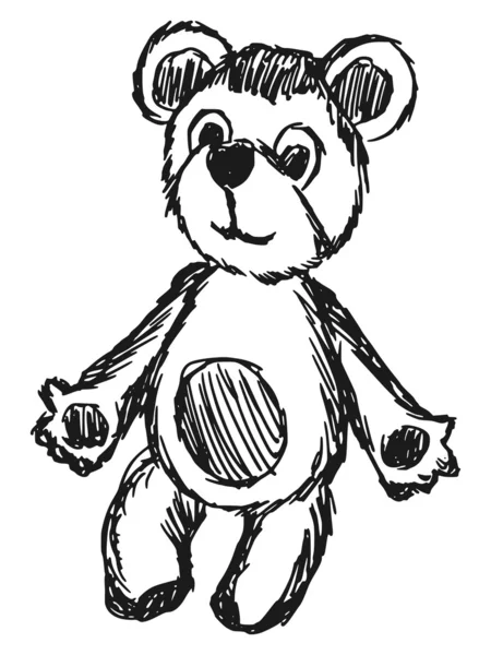 Vektoros rajz illusztráció - mackó — Stock Vektor © nikiteev #38890241