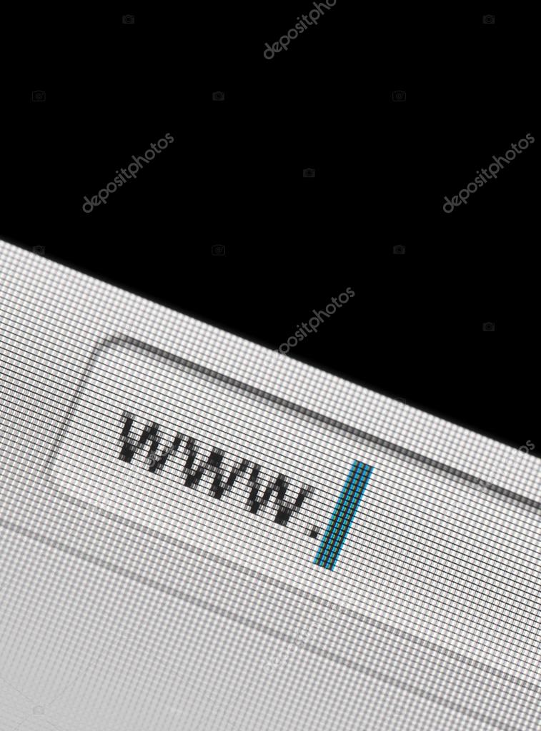 Address bar on the screen — Stock Photo © akinshin #26402945