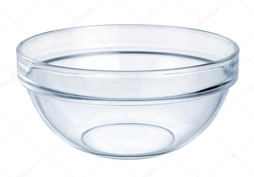 Cristalería. recipiente vacío sobre un fondo blanco — Fotos de Stock ...