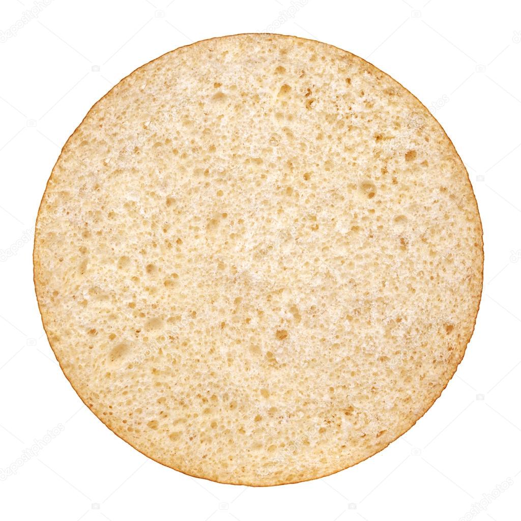 Hamburger Bun Top View