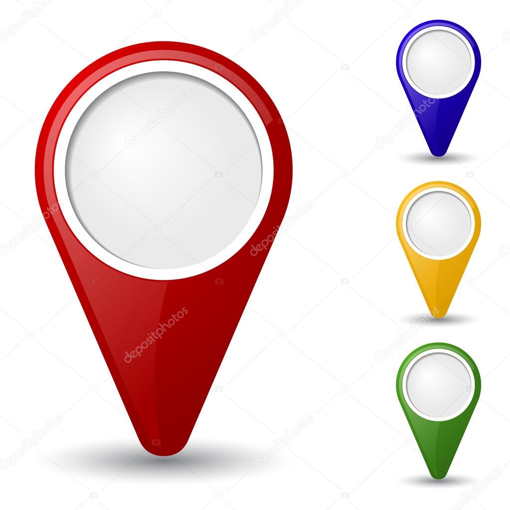 Conjunto de punteros de mapa 3D 2022