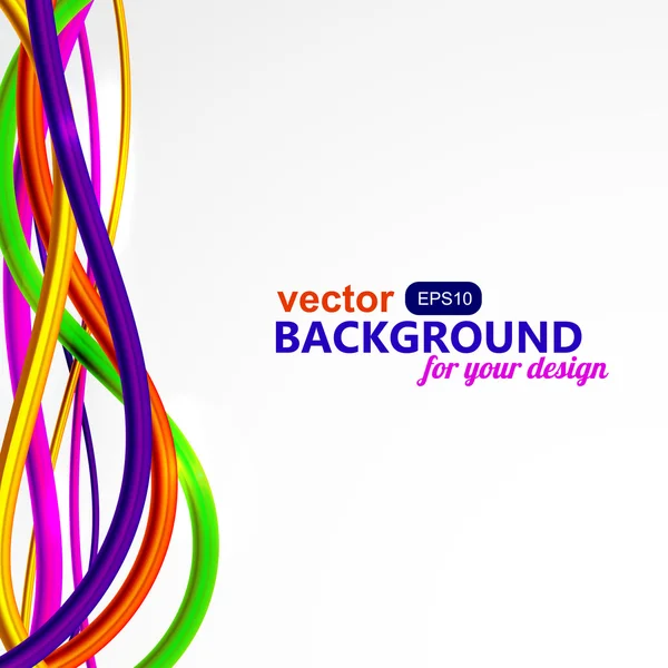 Bright abstract background with frame of wires. Vector illustrat Stock ...