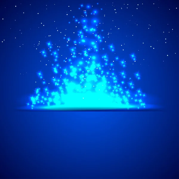 Blue background with falling gold stars, Starfall. Vector illus Stock ...