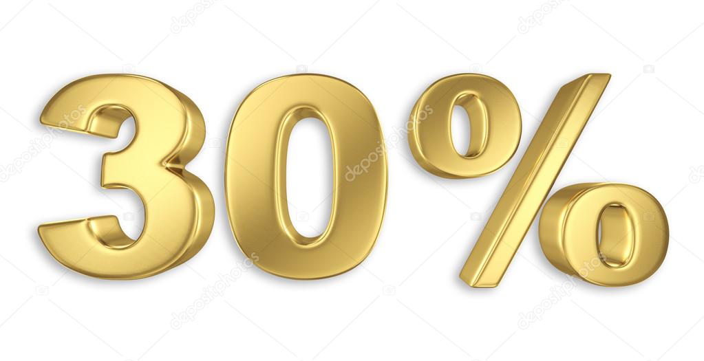 Percentage Off Signs