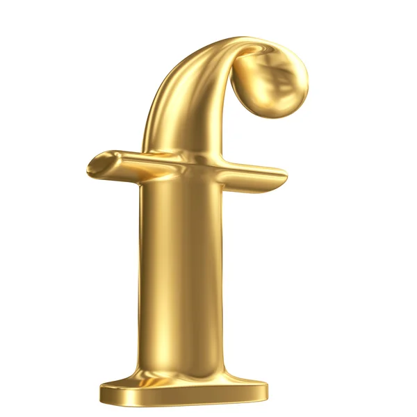 Oro mate letra minúscula r, colección de fuentes de joyería — Foto de ...