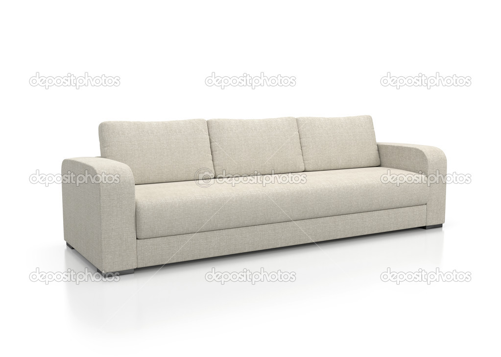 Sofa Isolated on White — Stock Photo © StepCo #31883269