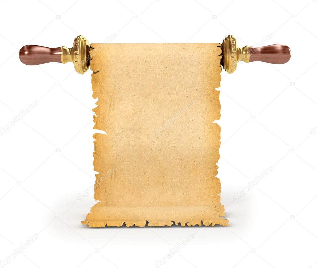 Old vintage scroll Stock Photo by ©urfingus 34314337