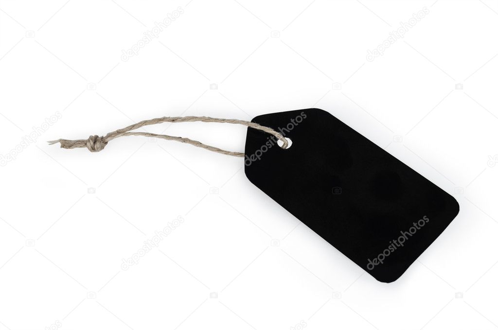 Black blank label Stock Photo by ©urfingus 37813433