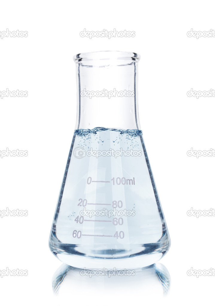 Test flask with liquid Stock Photo by ©urfingus 48518249