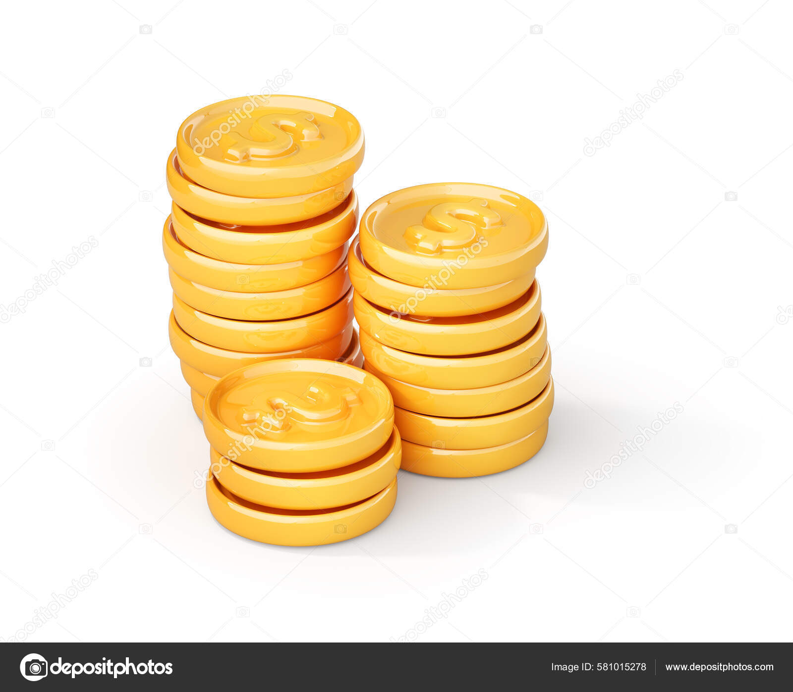 Stack Of Gold Coins Icon