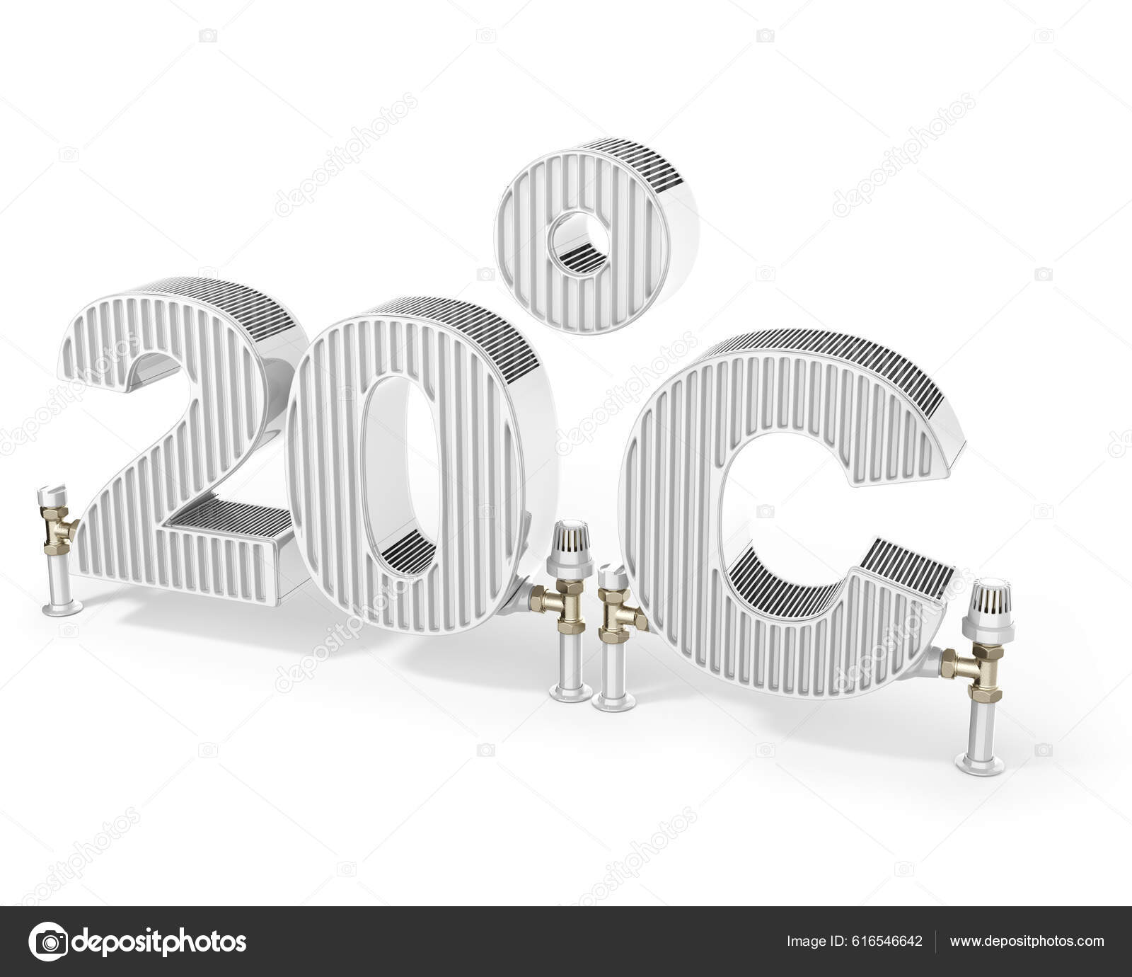 Energy Resources Concept Battery Shape Degrees Celsius Sign White ...
