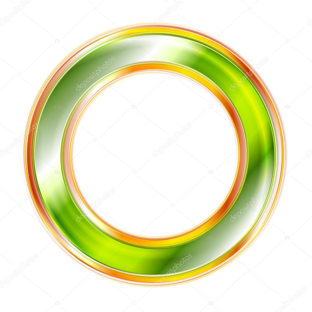 Elegant vector shiny circle logo Stock Vector Image by ©saicle #38388279