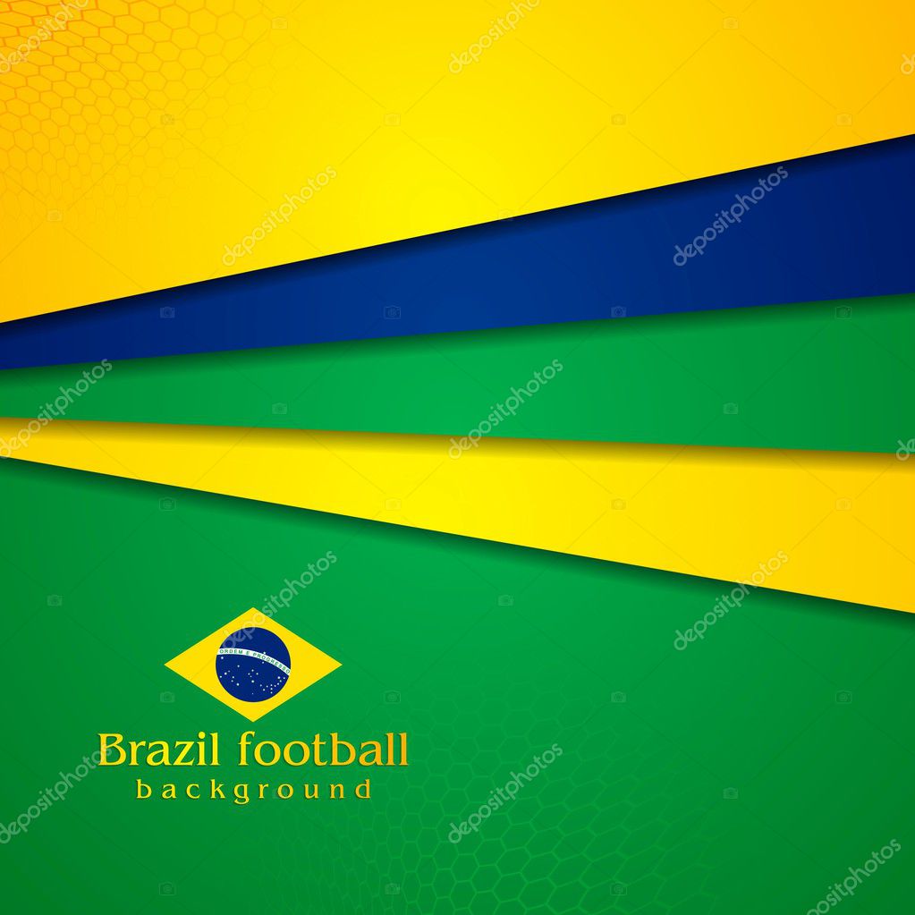 Abstract background in Brazilian colors — Stock Vector © saicle #45439803