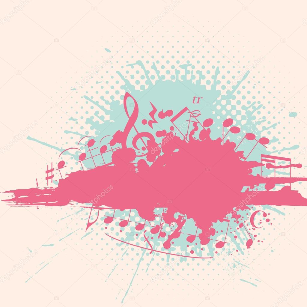 Retro musical background Stock Vector Image by ©Ghenadie #22085969