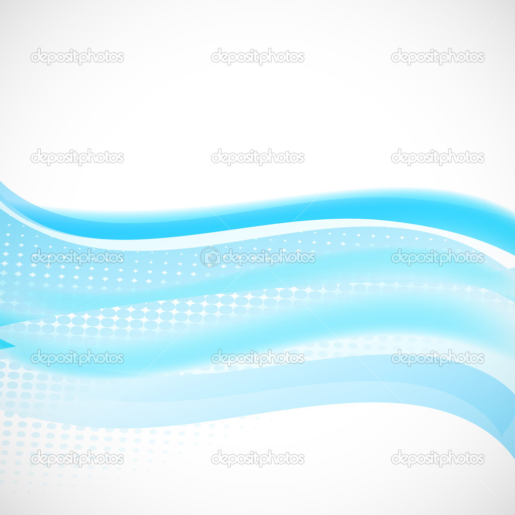 Light blue flowing background with halftone Stock Vector by ©Ghenadie ...