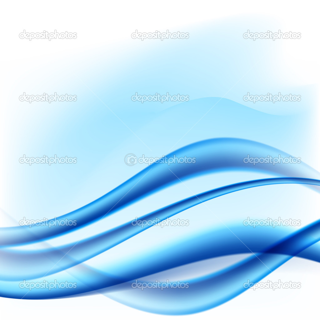 Abstract light wavy blue background Stock Vector Image by ©Ghenadie ...