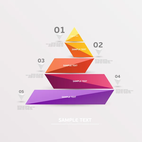 Pyramid infographics Vector Art Stock Images | Depositphotos
