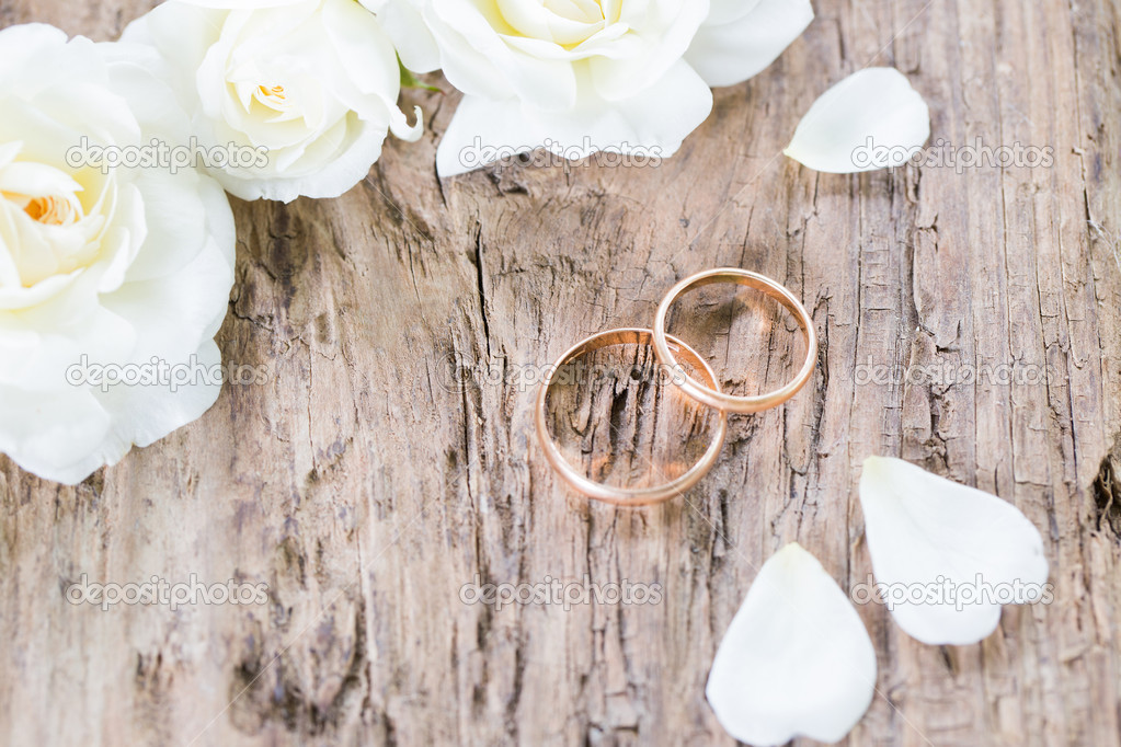 Wedding Ring Background Stock