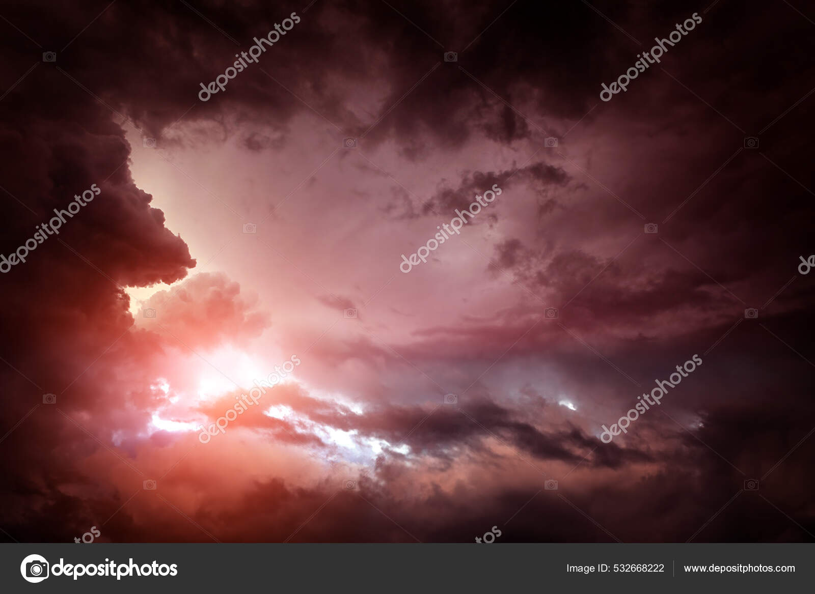 Red Storm Clouds