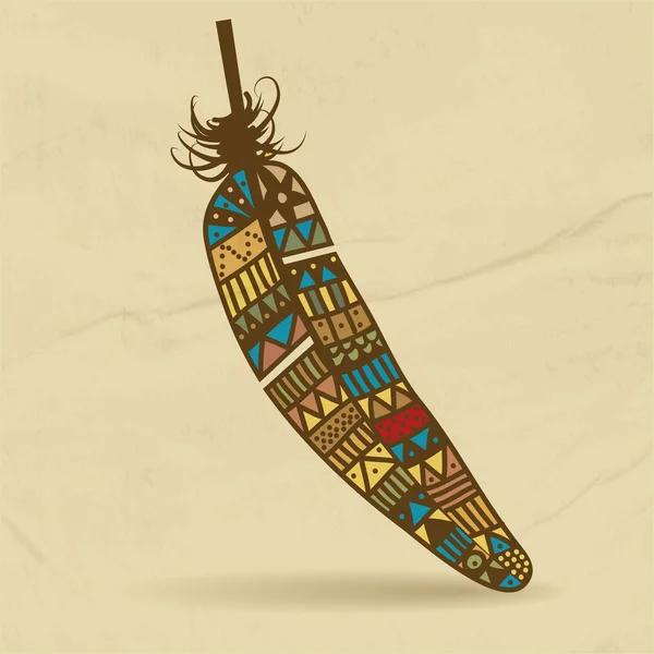 Aztec Feather Clipart Hand