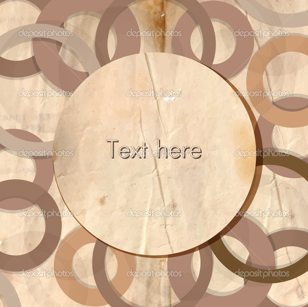 Vintage vector background from old paper and place for your text Stock ...