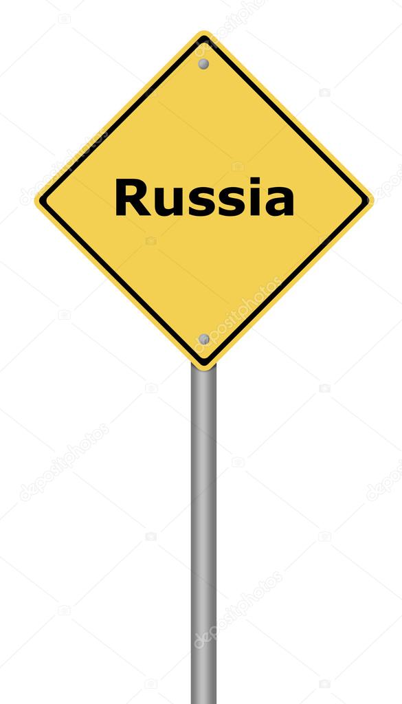 Warning Sign Russia Stock Photo by ©hlehnerer 43905501