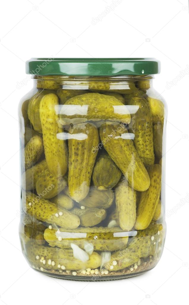 Jar of pickles — Stock Photo © AGorohov #19707577
