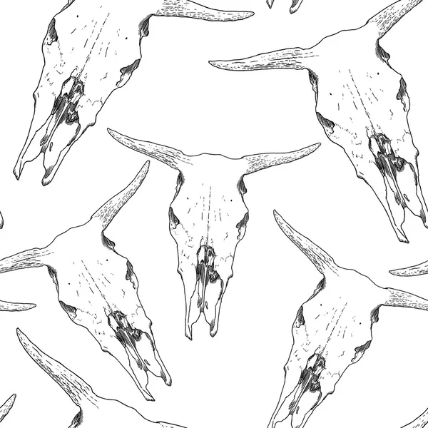 ᐈ Traditional cow skull tattoo stock vectors, Royalty Free cow skull ...