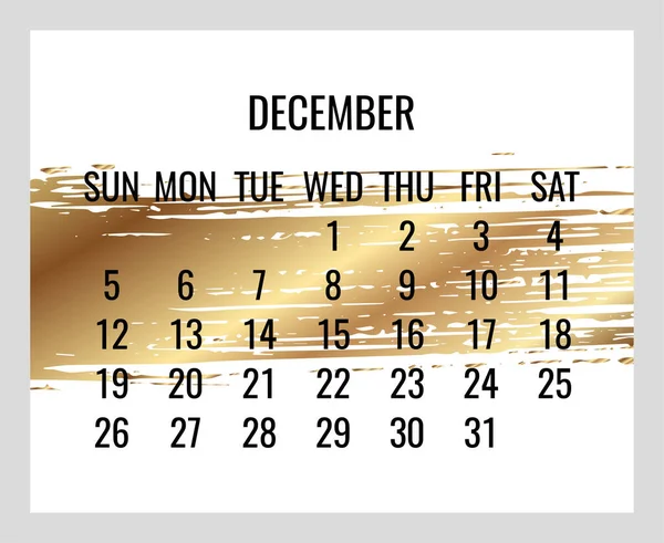 25,234,677 Calendario dorado Vector Images | Depositphotos