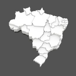 Mapa brasil 3d imágenes de stock de arte vectorial | Depositphotos