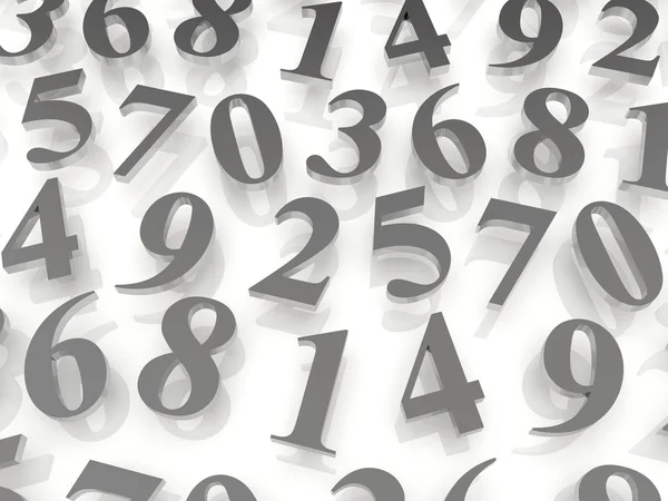 Black and white numbers background — Stock Photo © skvoor #2097250