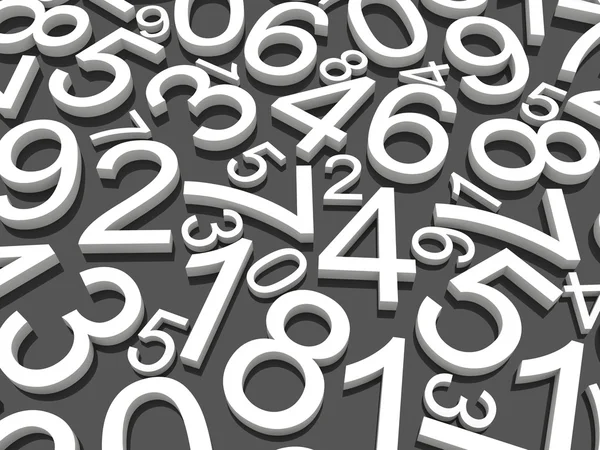 Black and white numbers background — Stock Photo © skvoor #2097250