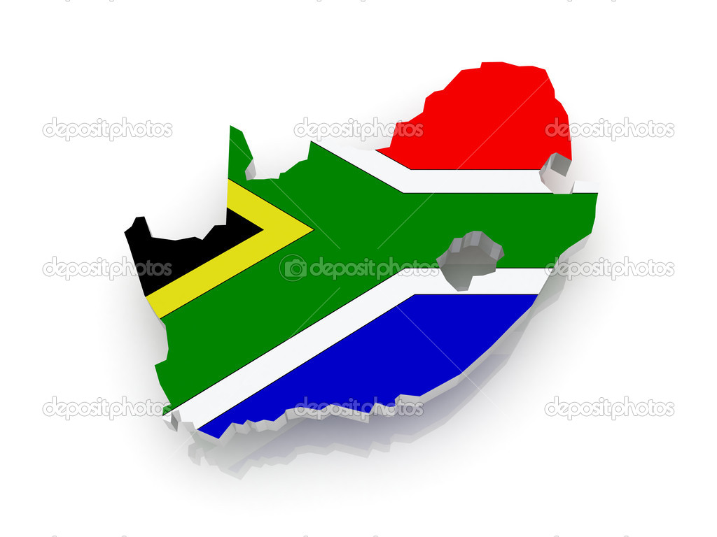 Map of Republic of South Africa (RSA). Stock Illustration by ©Tatiana53 ...