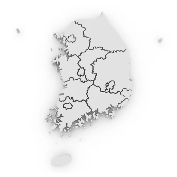 대한민국의 지도 — 스톡 사진 © Tatiana53 #42790985