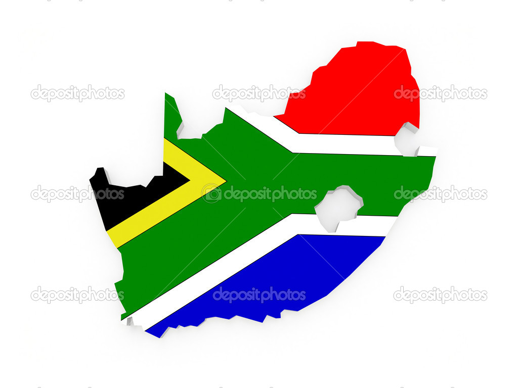 Map of Republic of South Africa (RSA). Stock Illustration by ©Tatiana53 ...