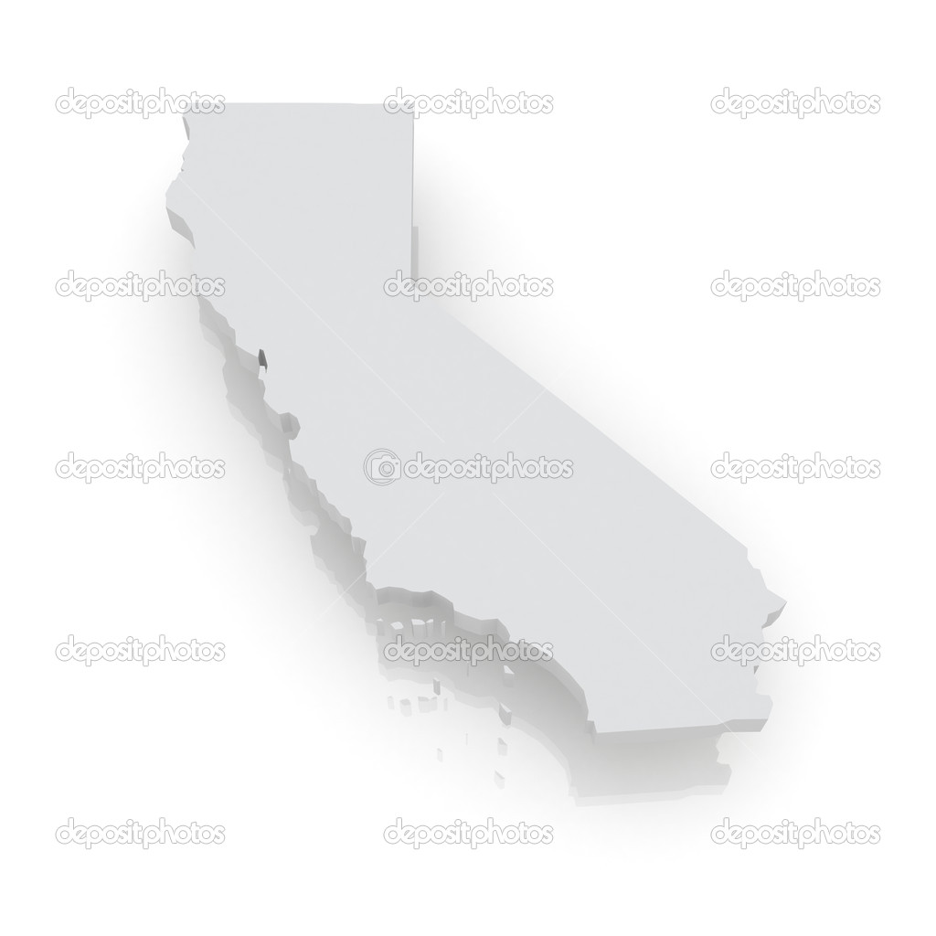 California 3d Map