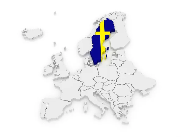 Sweden map Stock Photos, Royalty Free Sweden map Images | Depositphotos